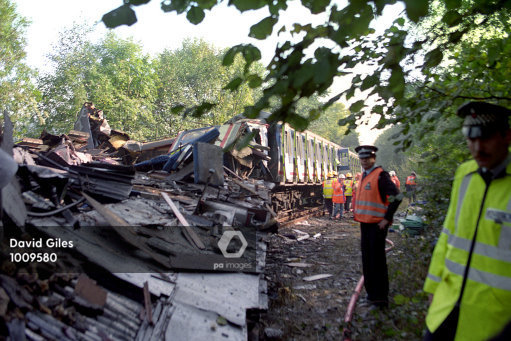 Accidents and Disasters - Cowden Train Crash - 1994 - PA Images